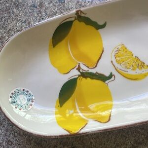 papart | Dining | Papart Ceramic Lemon Serving Plate Platter Tray ...